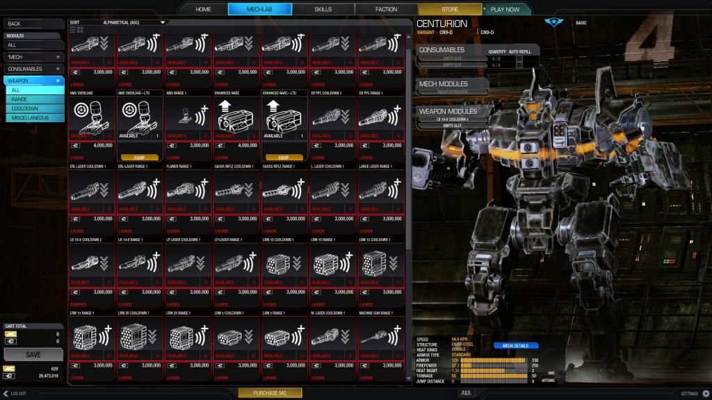 MWO: Forums - Can Range And Cooldown Be Stacked For The Same Weapon?