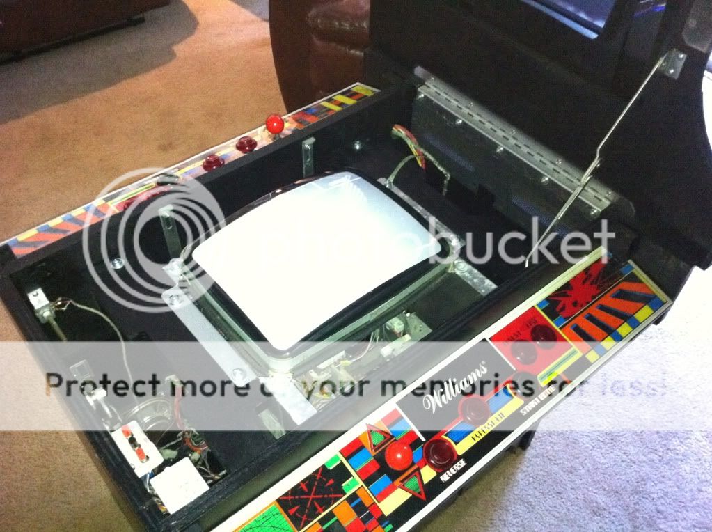 Defender Cocktail Table Restoration. | Museum of the Game ...